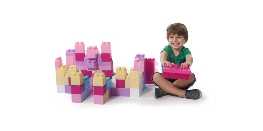 Mighty Big Blocks 100 Piece Jumbo Set- Primary or Pastel