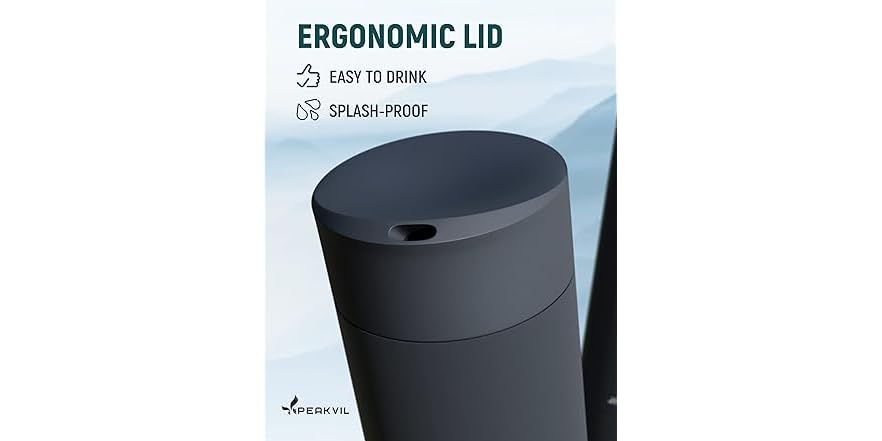 12 Oz Insulated Mug with Push Button Lid
