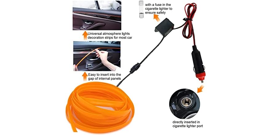 LED Strip, with Cigarette Power Port