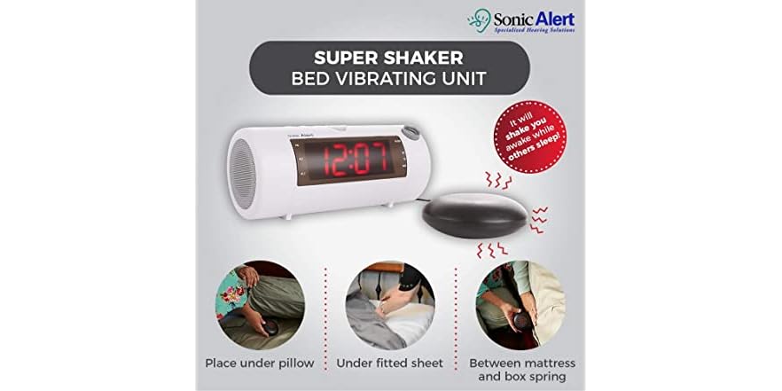 Sonic Alert Sonic Blast Alarm Clock