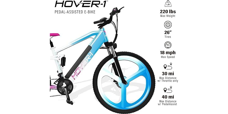 Hover-1 Instinct Electric Bike 350W Motor