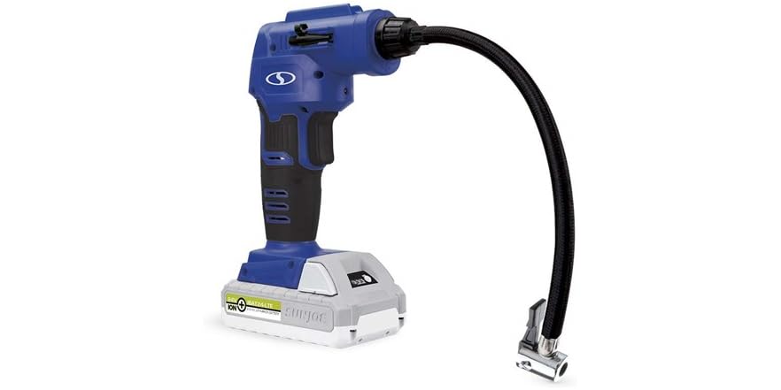 Sun Joe 24V iON+ Cordless Portable Air Compressor Kit