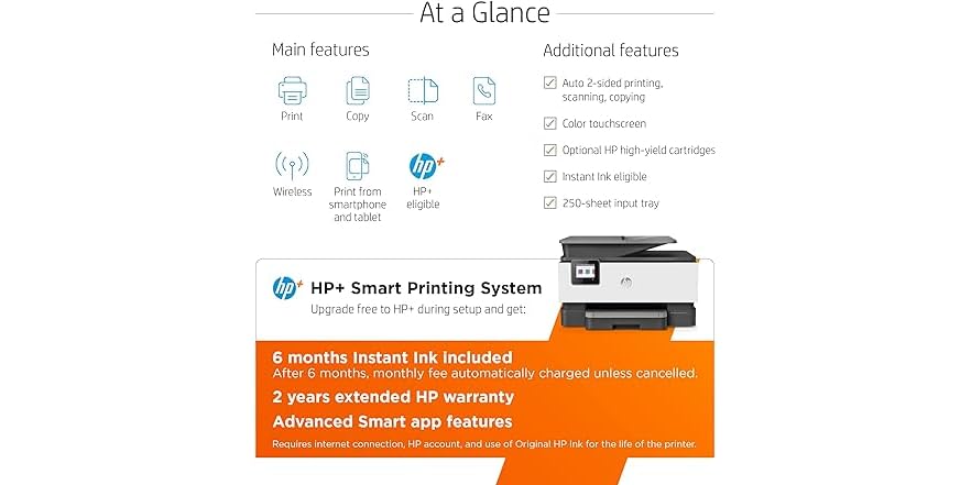 HP OfficeJet Pro 9015e Wireless Color All-in-One Printer