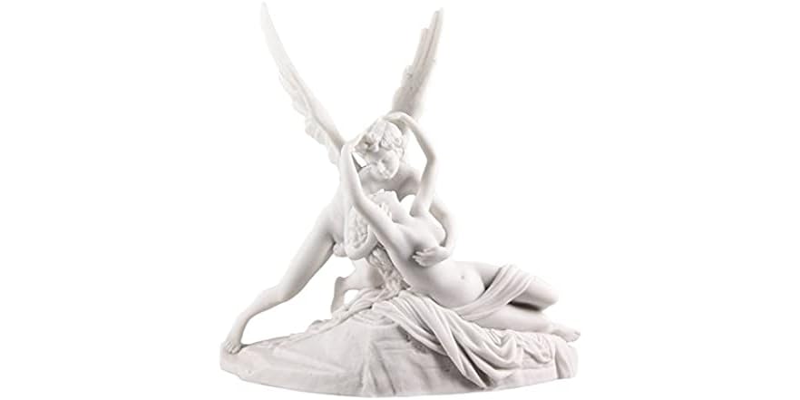 Eros and Psyche Grecian God and Goddess Statue