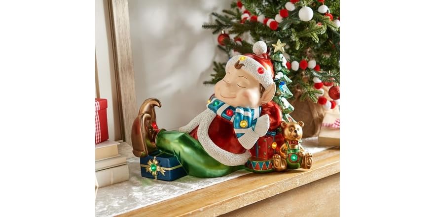 Kringle Express Oversize LED Sleeping Figure