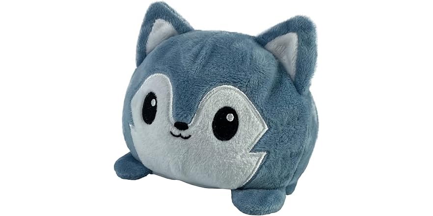 TeeTurtle Reversible Wolf Plushie