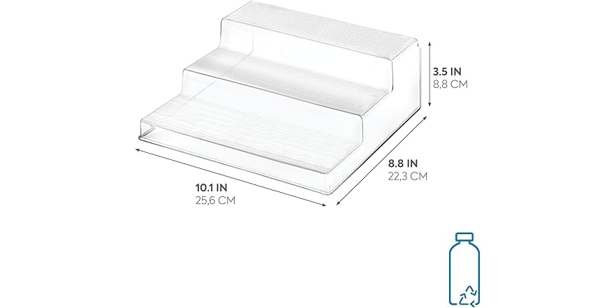 iDesign Recycled Plastic 3-Tier Stadium