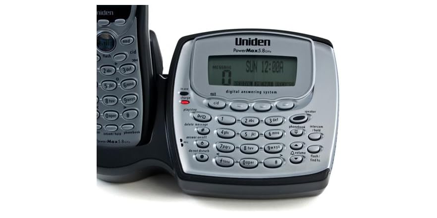 Uniden 5.8GHz Dual Handset Digital Cordless Phone with Answering System