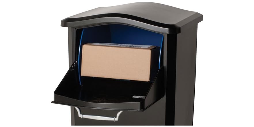 Elephantrunk Parcel Drop Box, Black