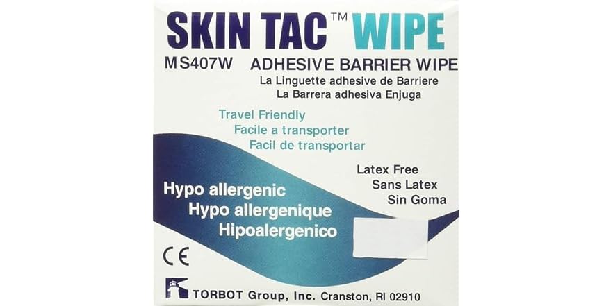 Skin-Tac-H Adhesive Barrier Wipes