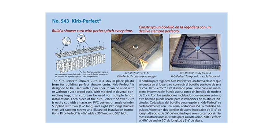 Goof Proof Shower Floor Kit