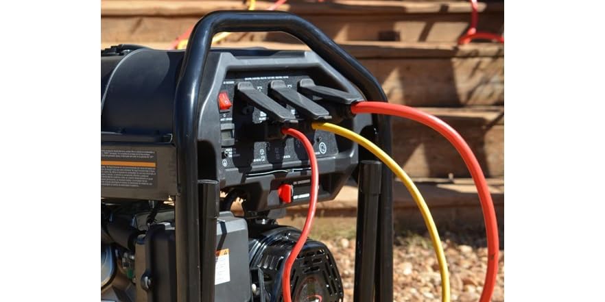 Powermate Portable Generator with Manual Start, 6000-watt