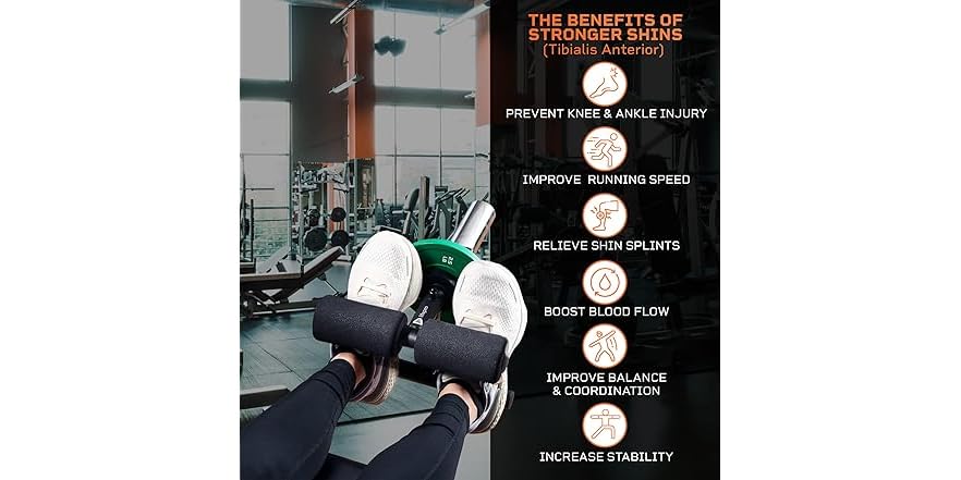 LifePro Tibialis Bar Shin Strength Training