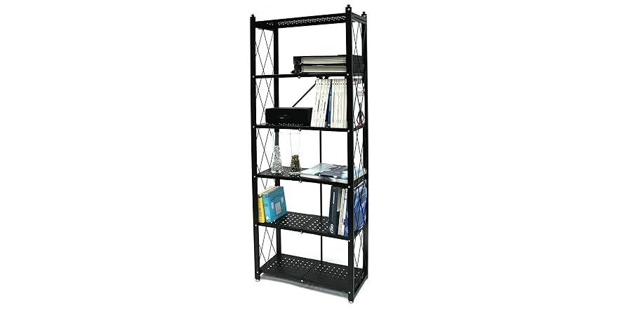 Origami 6-Shelf Bookcase | Open Style