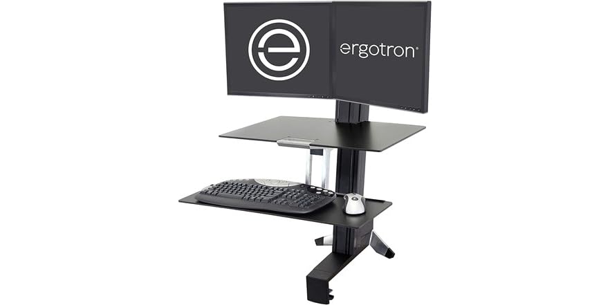 Ergotron ERGOTRON 33-349-200 Ergotron - WorkFit-S Dual Sit-