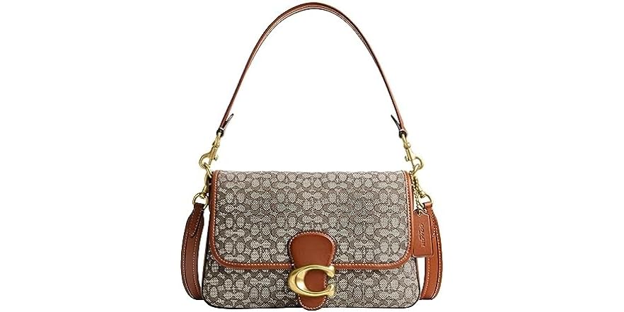 Coach Mini Signature Jacquard Shoulder Bag