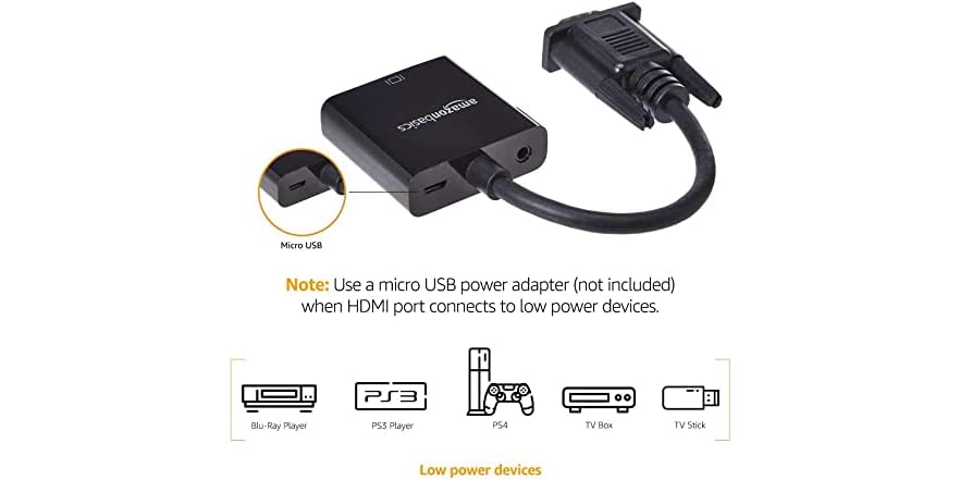 AmazonBasics Gold-Plated HDMI