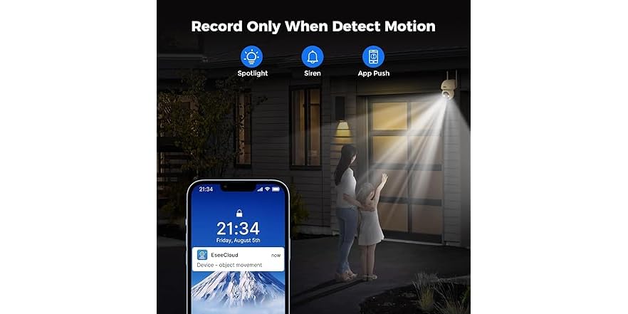 Hiseeu Dome Security Camera - 4 Pack