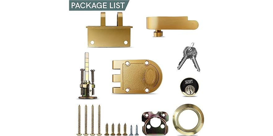 NU-SET Jimmy Proof Style Deadbolt Lock