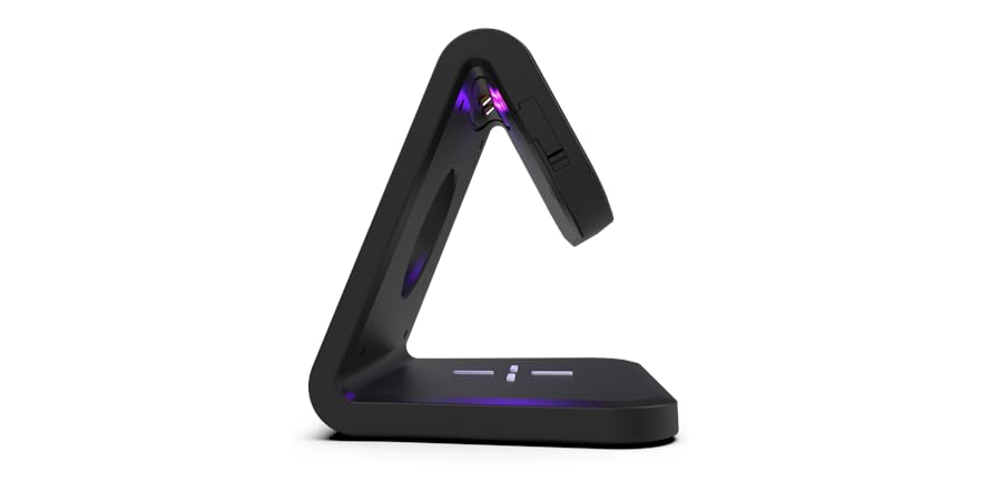 Purerize UV Wireless Charging Alarm Clock