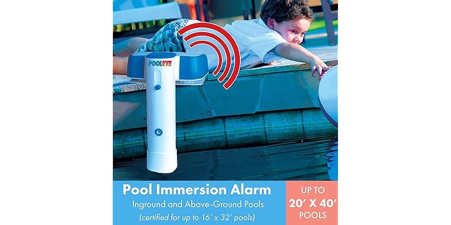 Immersion Mountable Pool Alarm