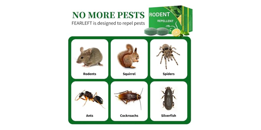 24 Pack Peppermint Oil Pest Repellent Indoor