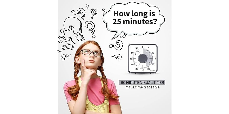 Secura Home 60-Minute Visual Timer- Your Choice