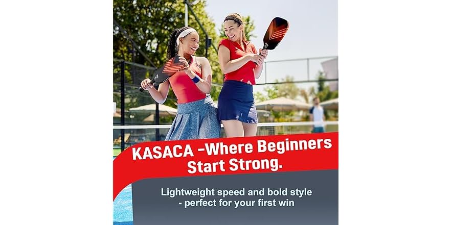 Kasaca Edgeless Pickleball Paddle Beginners