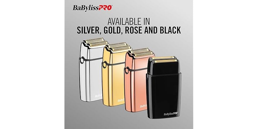 BaBylissPro GoldFX FoilFX02 Metal Double Foil Shaver (Open Box)
