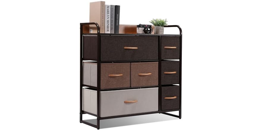 Homchwell Dresser with 7 Drawers (Open Box)