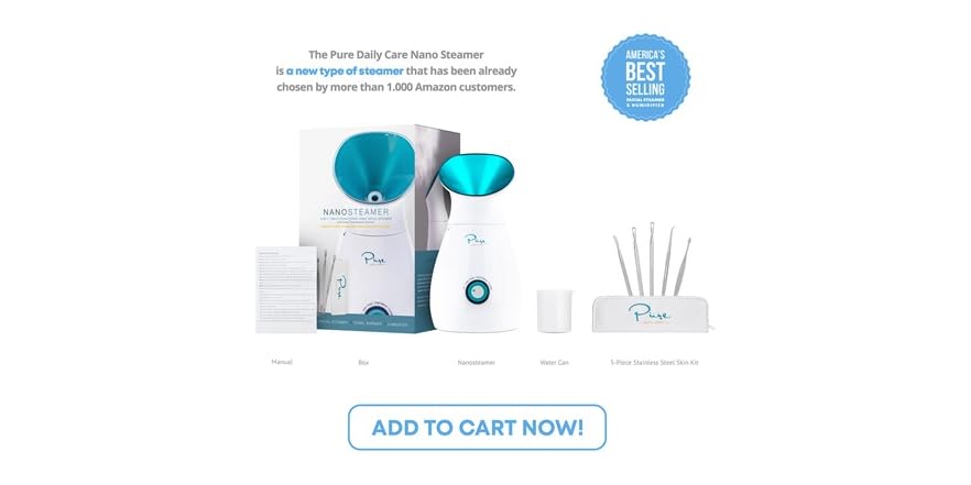 Pure Daily Care Facial Steamer