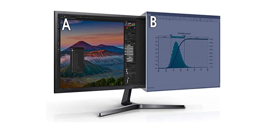 SAMSUNG 34-Inch SJ55W Ultrawide Gaming Monitor (LS34J550WQNX (Open Box)