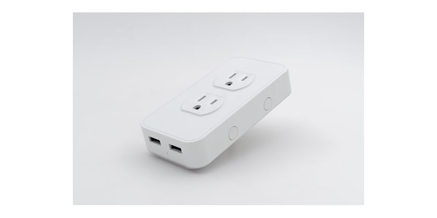 Snap-On Dual Smart Power Outlet with USB