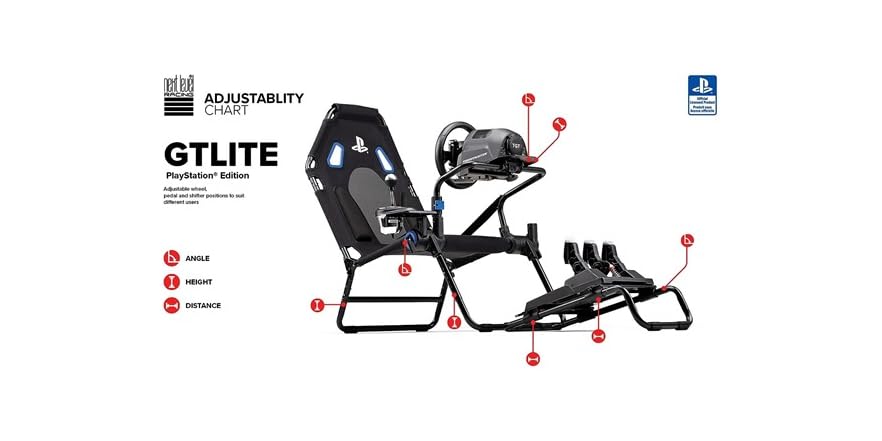Next Level Racing GT Lite Cockpit PlayStation Edition