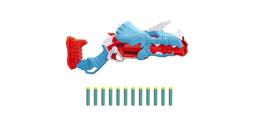 NERF DinoSquad Tricera-Blast Dart Blaster
