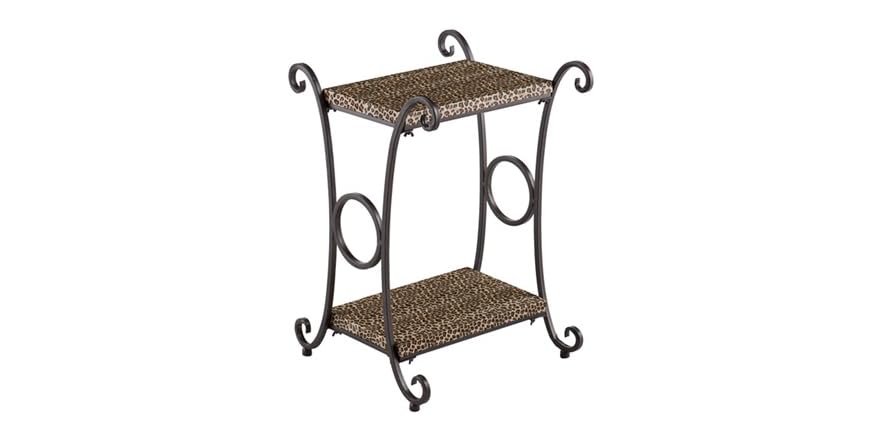 SEI Animal Print Accent Table – Leopard