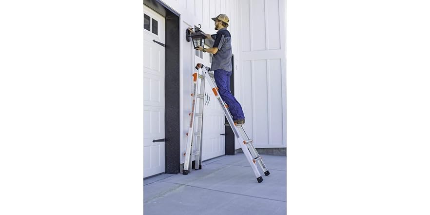 Little Giant Ladders, Velocity with Wheels, 22ft, M22