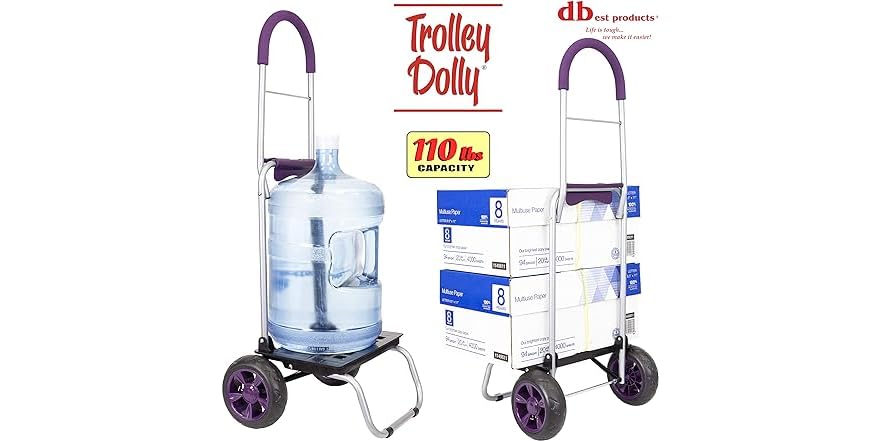 dbest Trolley Dolly Shopping Cart