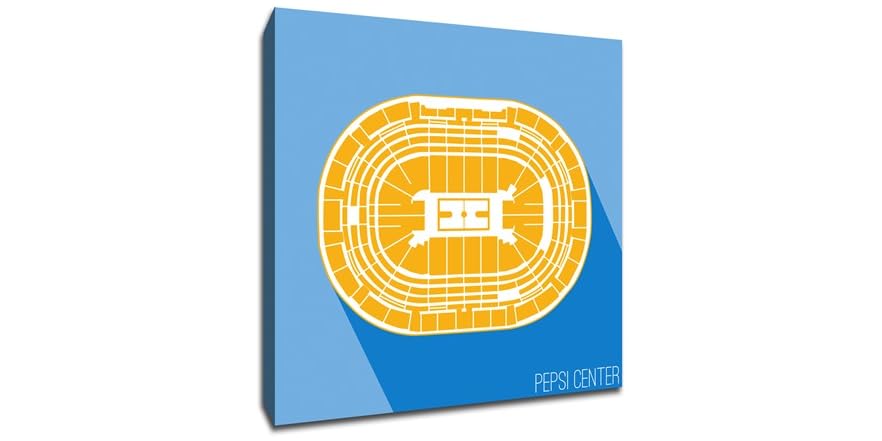 NBA 16x16 Seating Map Canvas - Pick Team