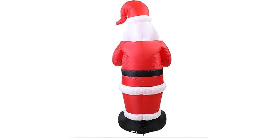 Inflatable Santa with Present