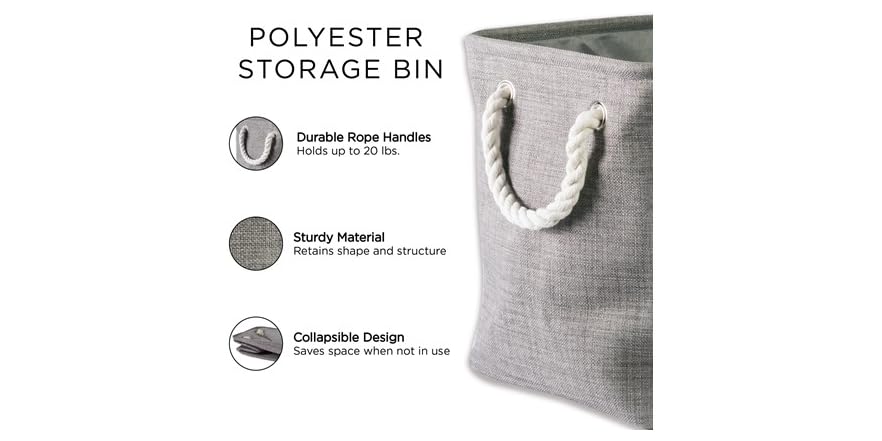 DII Polyester Container with Handles