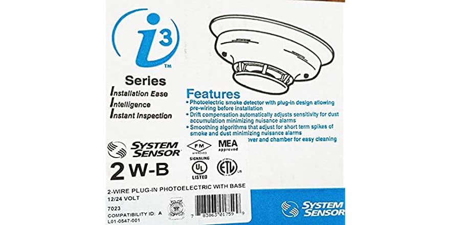 System Sensor Smoke Detector