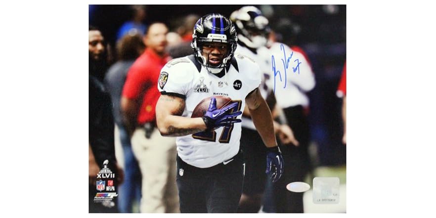 Ray Rice Super Bowl Signed 8x10 Photo