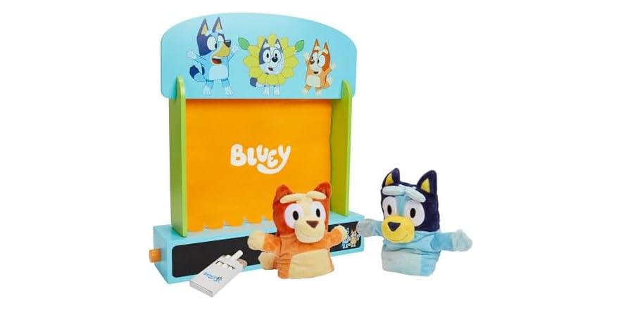 BLUEY – Wooden Puppet Theater