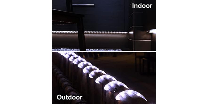 Minetom LED Rope Lights Outdoor, 18 Feet