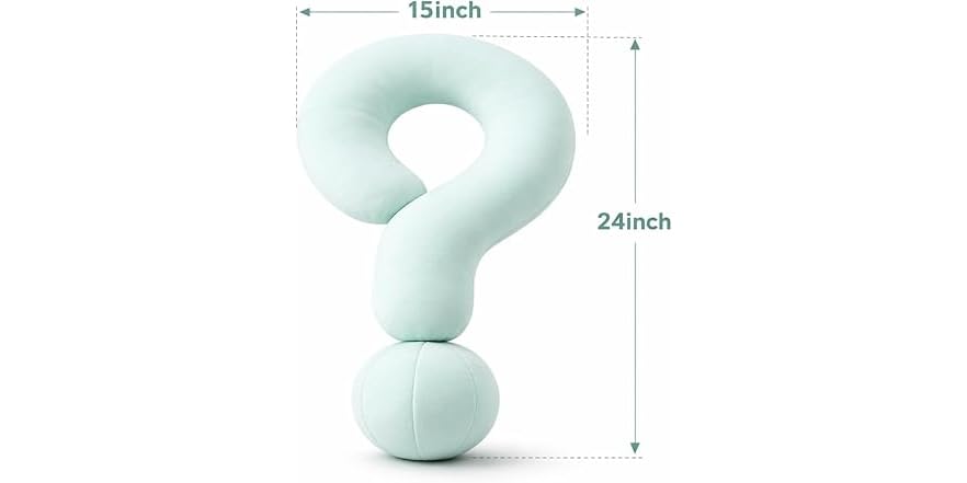 Evolive Question Mark Pillow