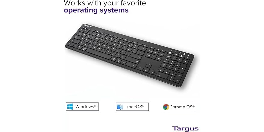 Targus Full-Size Multi-Device Bluetooth Keyboard