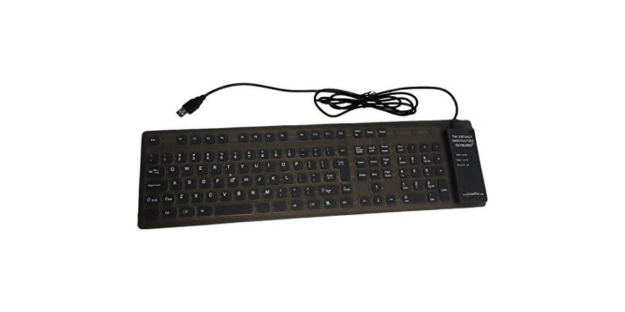 GrandTec FLX-2000 Virtually Indestructible Silicone Flexible Computer ...