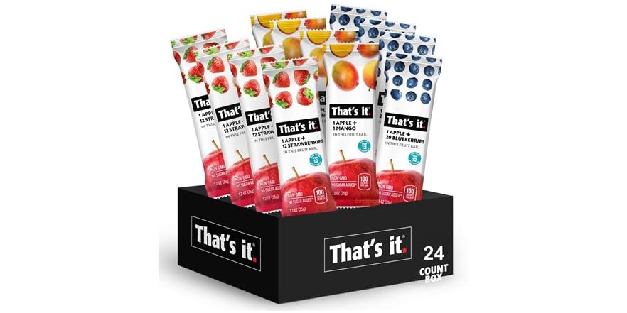 That's it. Bars Variety 24 Pack