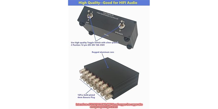 2-WAY Amplifier to 2 Pair of Speakers